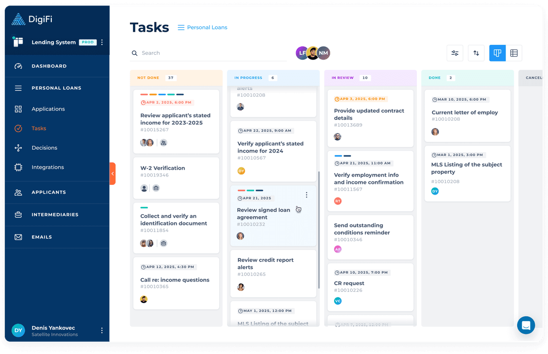 Loan Origination System | DigiFi
